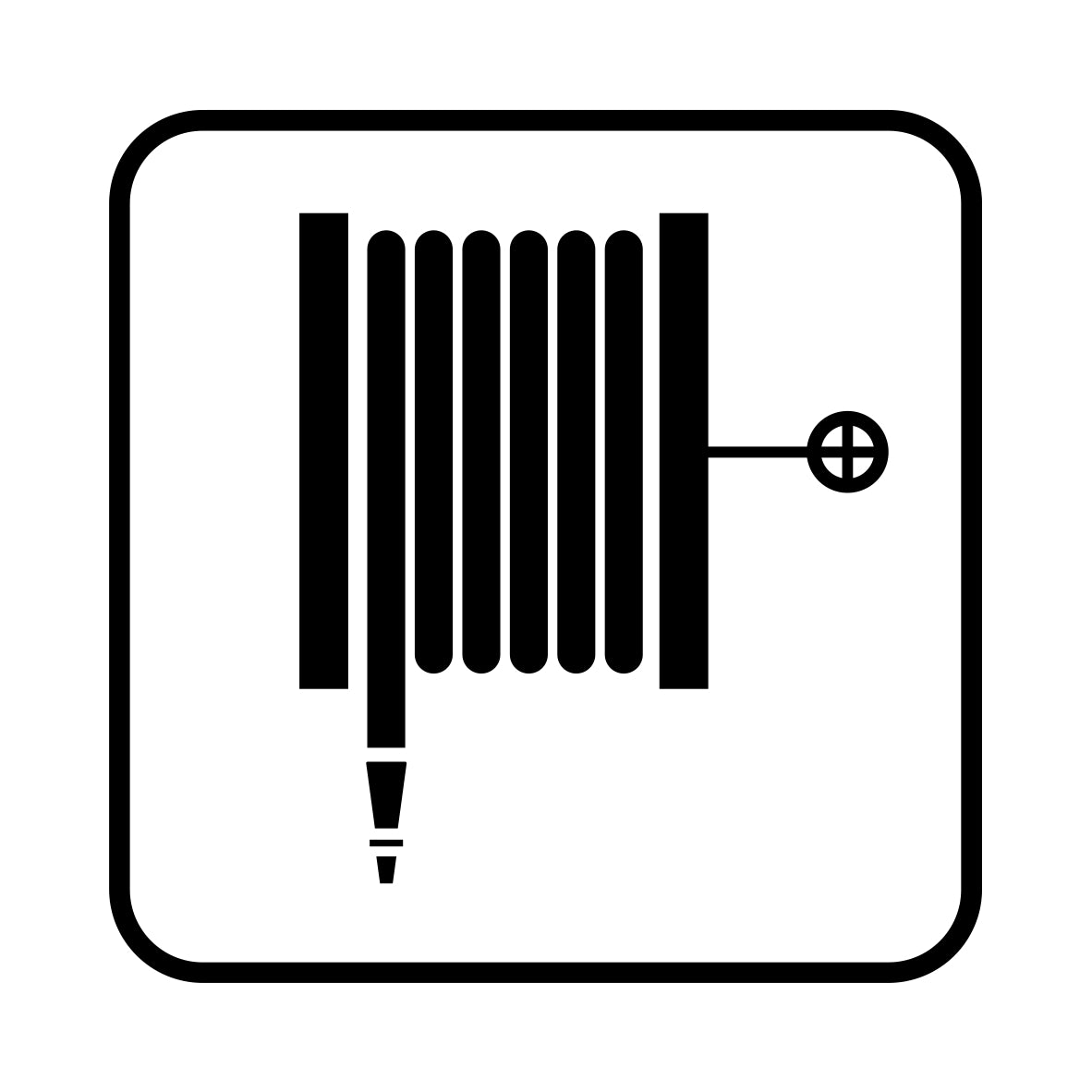 PIKTOGRAM - Brandslange - B | MediePrint.dk – MediePrint ApS