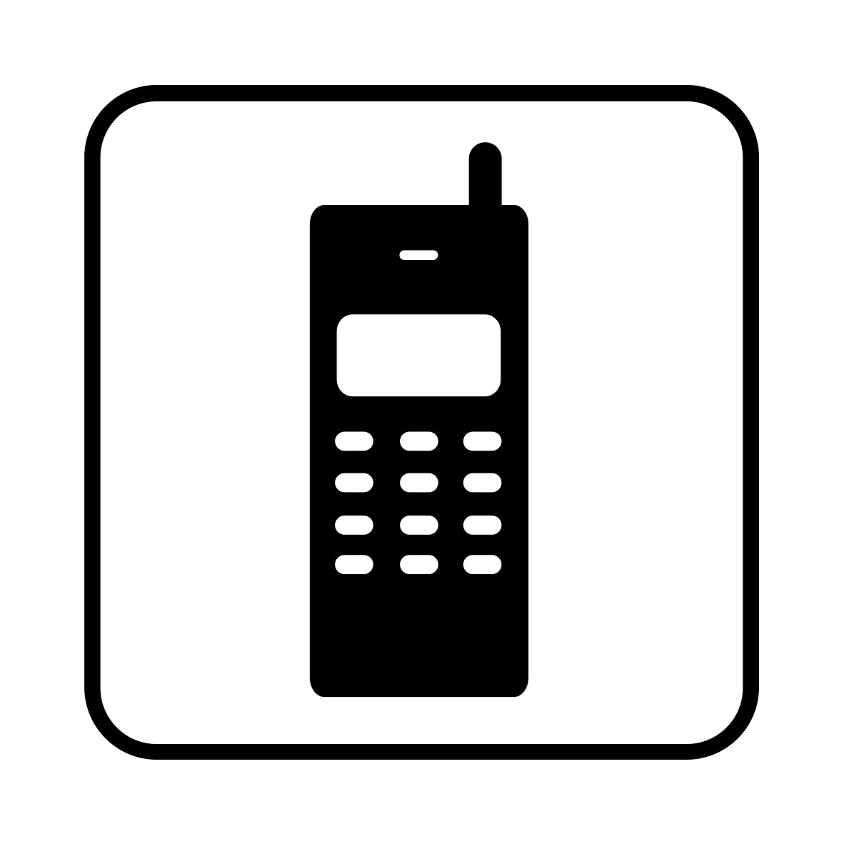 PIKTOGRAM - Mobiltelefon | MediePrint.dk – MediePrint ApS