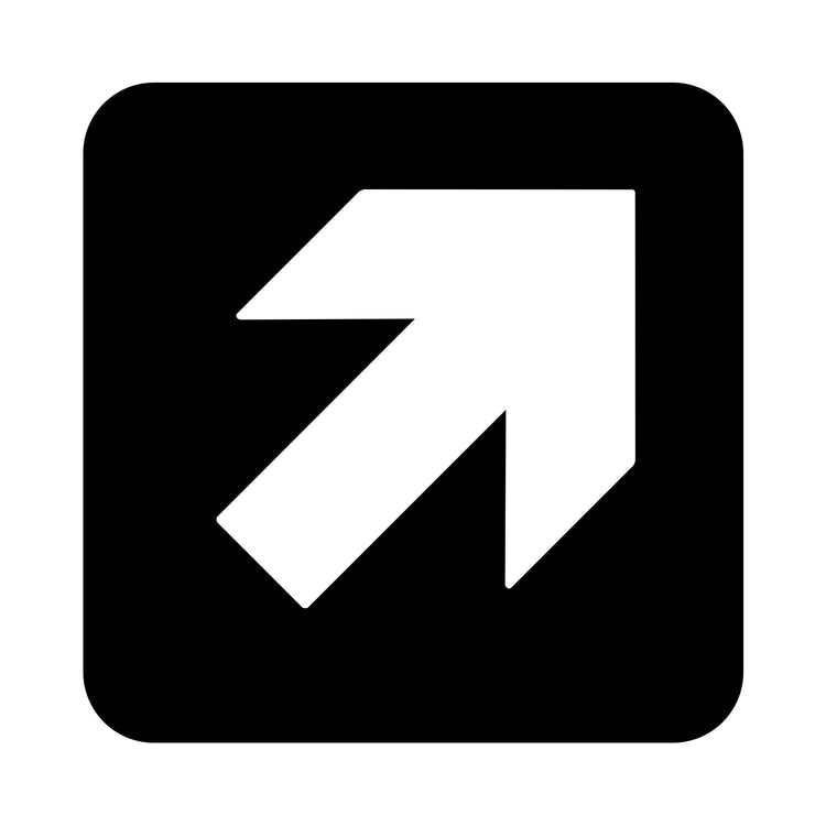 PIKTOGRAM - Pil højre skrå op | MediePrint ApS