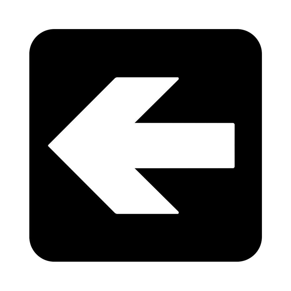 PIKTOGRAM - Pil venstre | MediePrint ApS